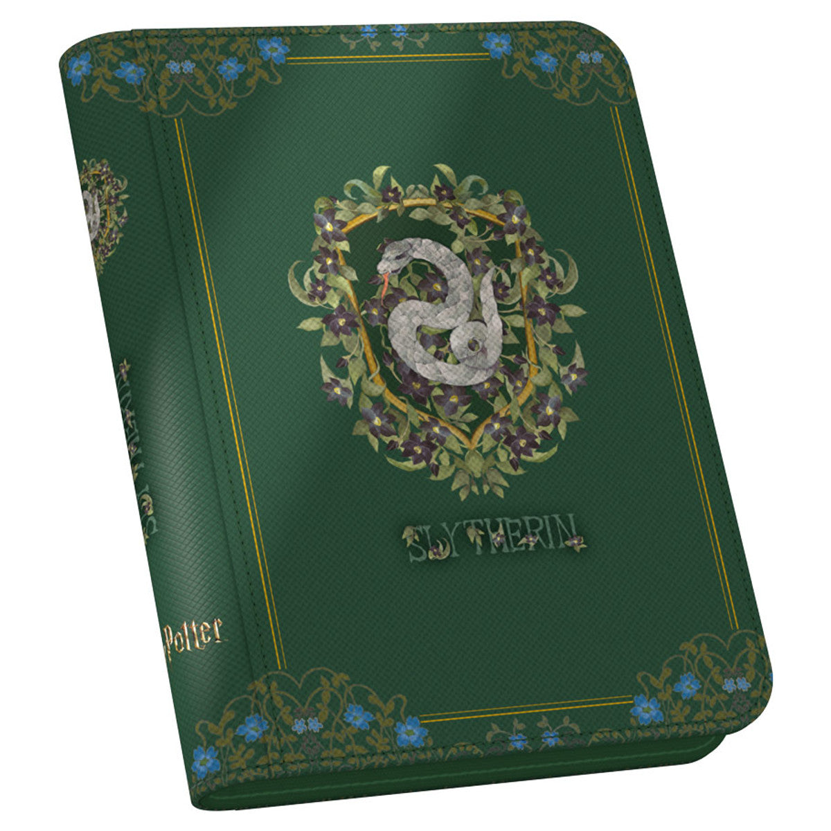 Harry Potter Slytherin 4 pocket ZipFolio Binder – Blueberry Cat