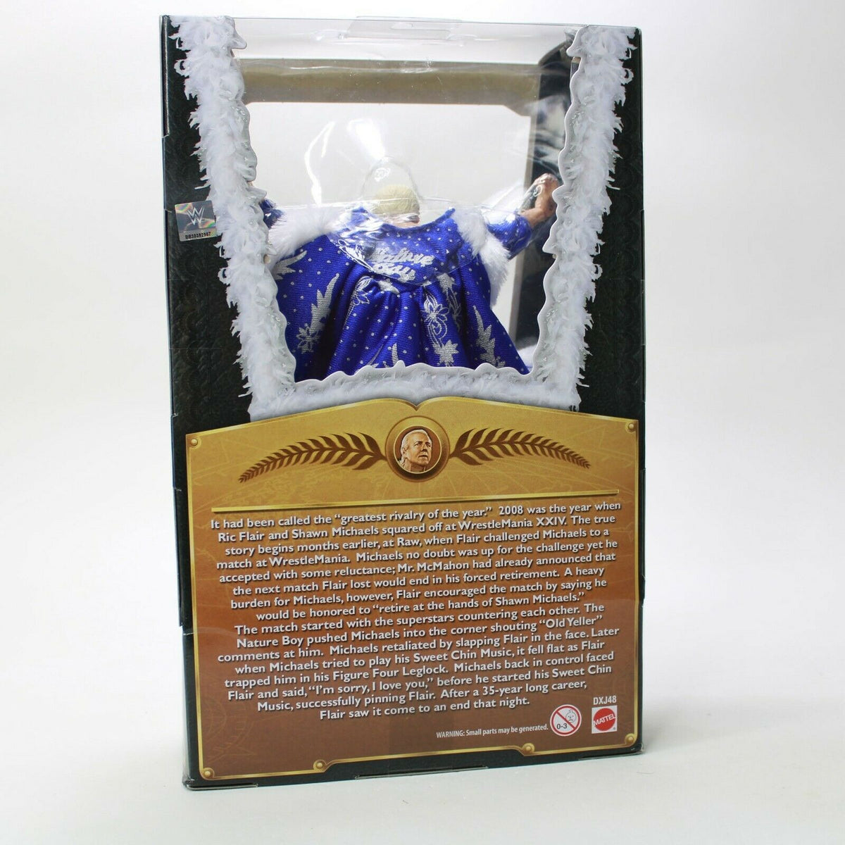 Mattel WWE Defining Moments Ric Flair Action Figure Blue Robe – Blueberry Cat