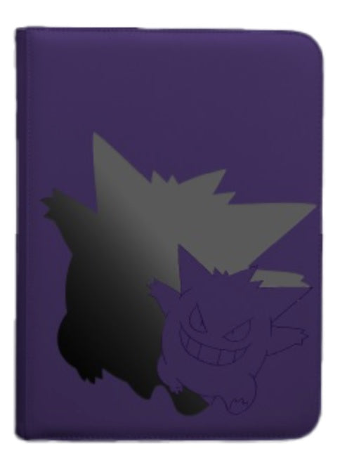 Pokemon TCG: Elite Gengar 9-Pocket Zippered PRO Binder – Blueberry Cat