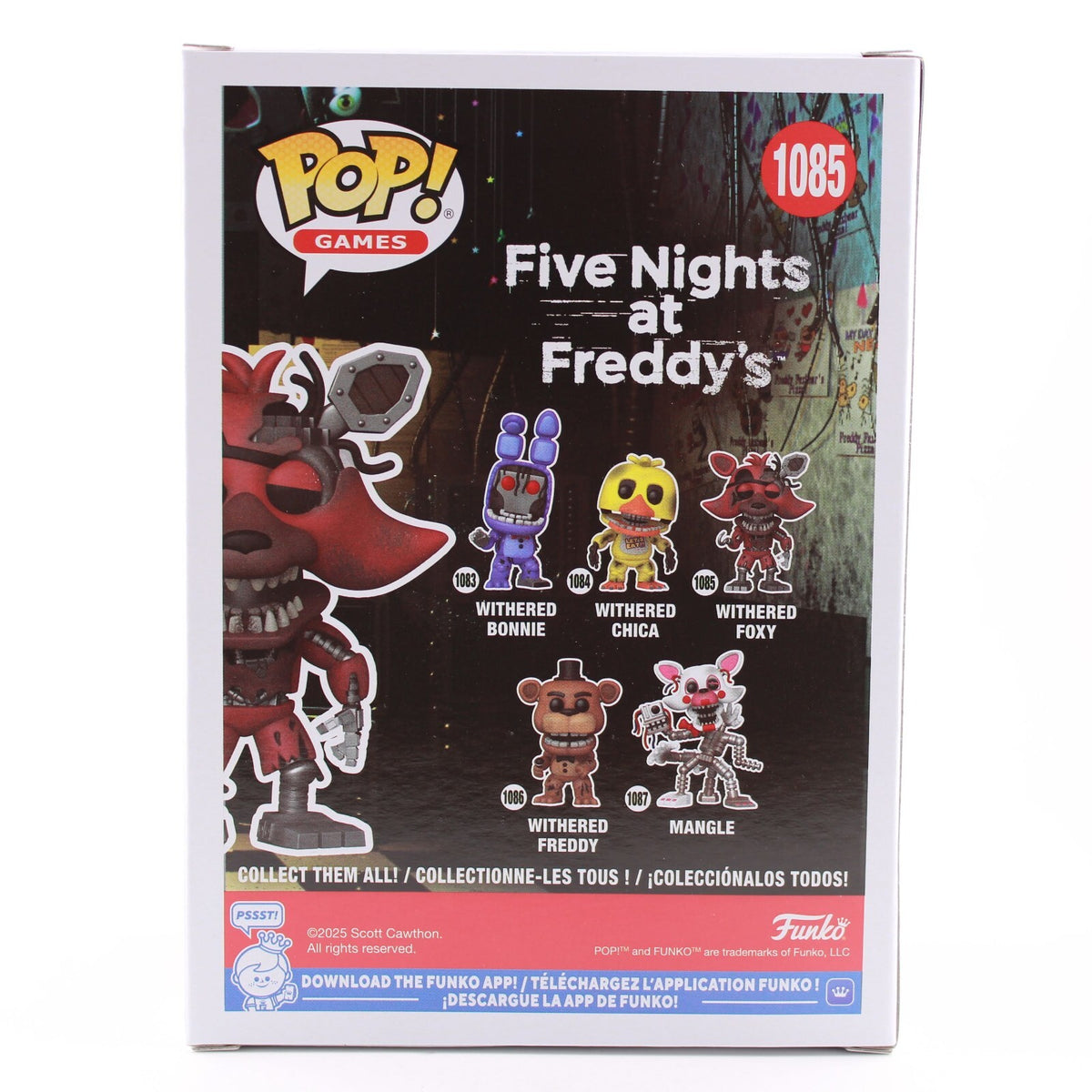 Funko Pop Five Nights at Freddy's - Withered Foxy - Vinyl Figure - #10 ...