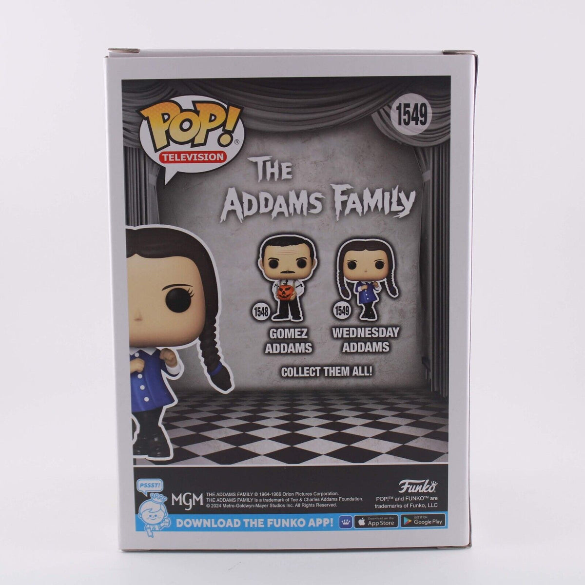 Funko Pop The Addams Family - Wednesday Addams - Vinyl Figure - #1549 ...