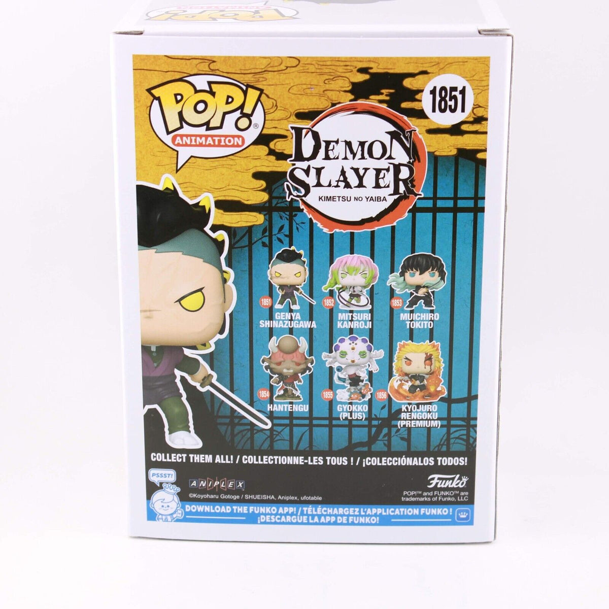 Funko Pop Demon Slayer: Kimetsu no Yaiba - Genya Shinazugawa - Figure ...