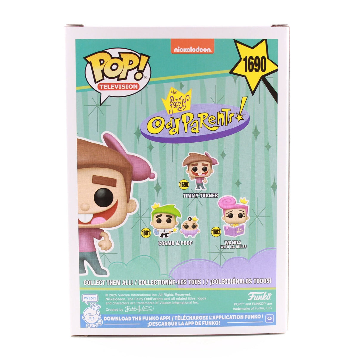 Funko Pop Fairly OddParents - Timmy Turner - Vinyl Figure - #1690 ...