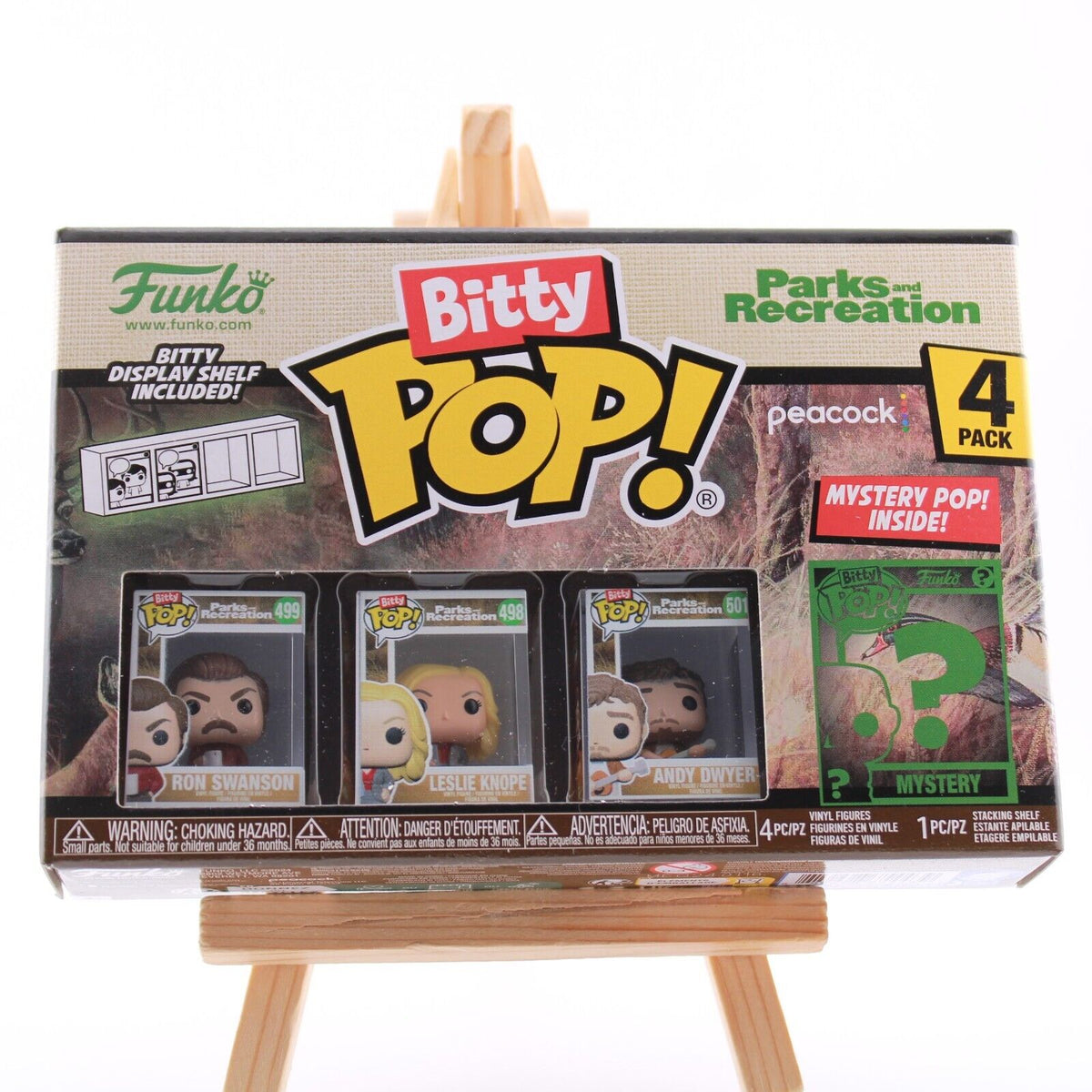 Funko Bitty Pop Parks and Recreation - Complete Set of 4 with 4 Myster ...