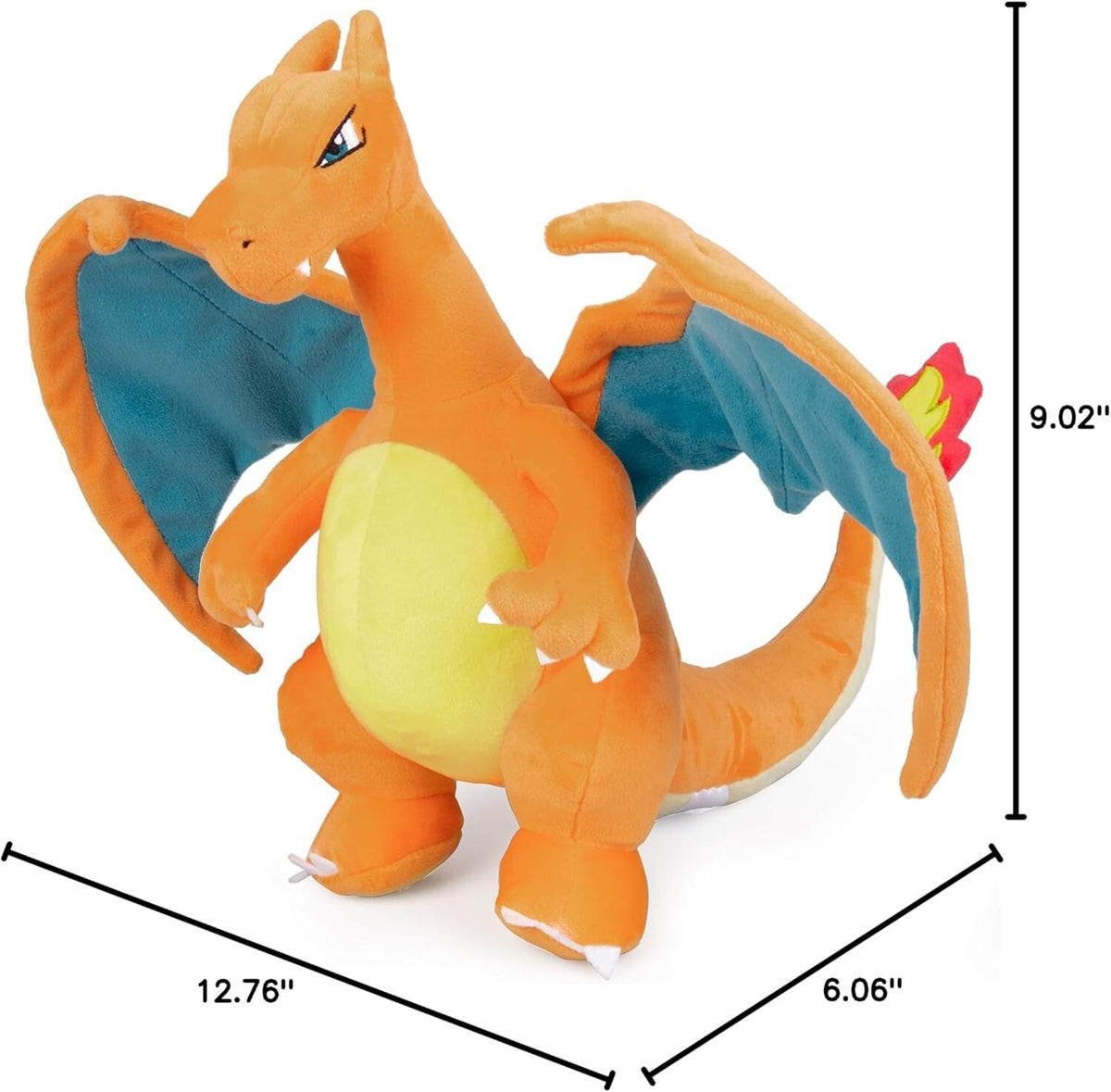 Pokemon 12" Large Charizard Plush - Officially Licensed - Charmander E ...