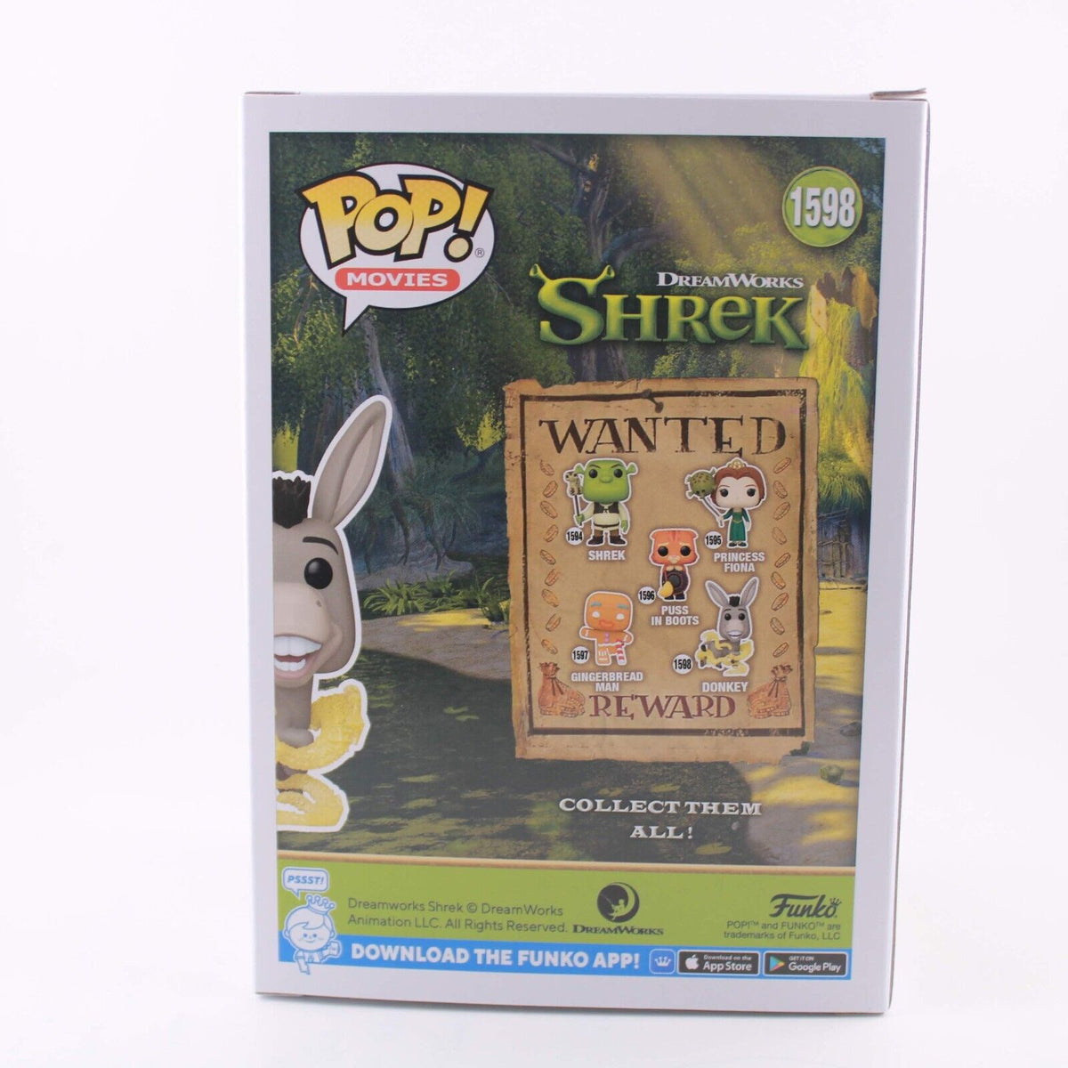 Funko Pop Shrek DreamWorks 30th Anniversary Donkey ( Glitter ) # 1598 ...