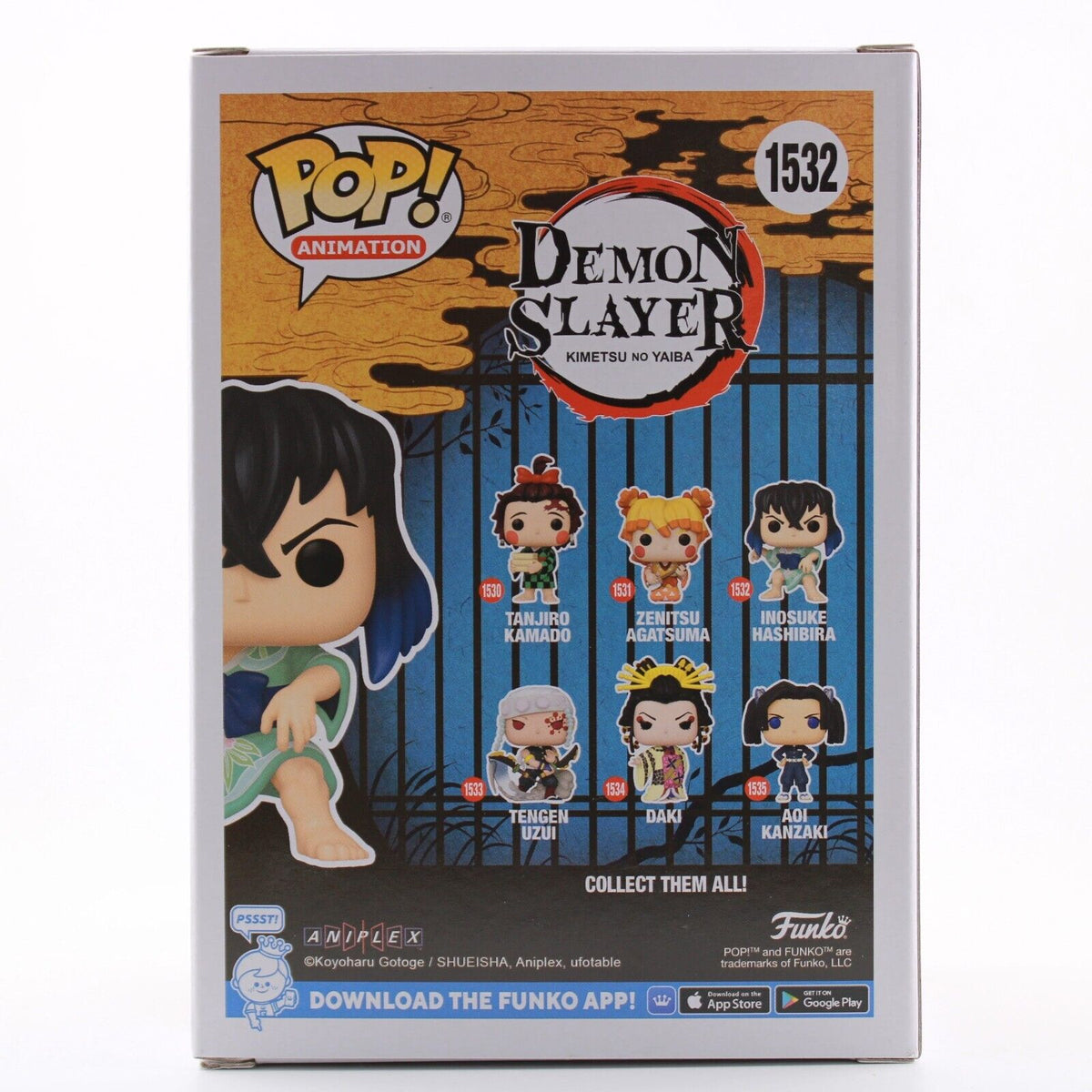 Funko Pop Animation Demon Slayer Inosuke Hashibira Kimono Vinyl Figure ...