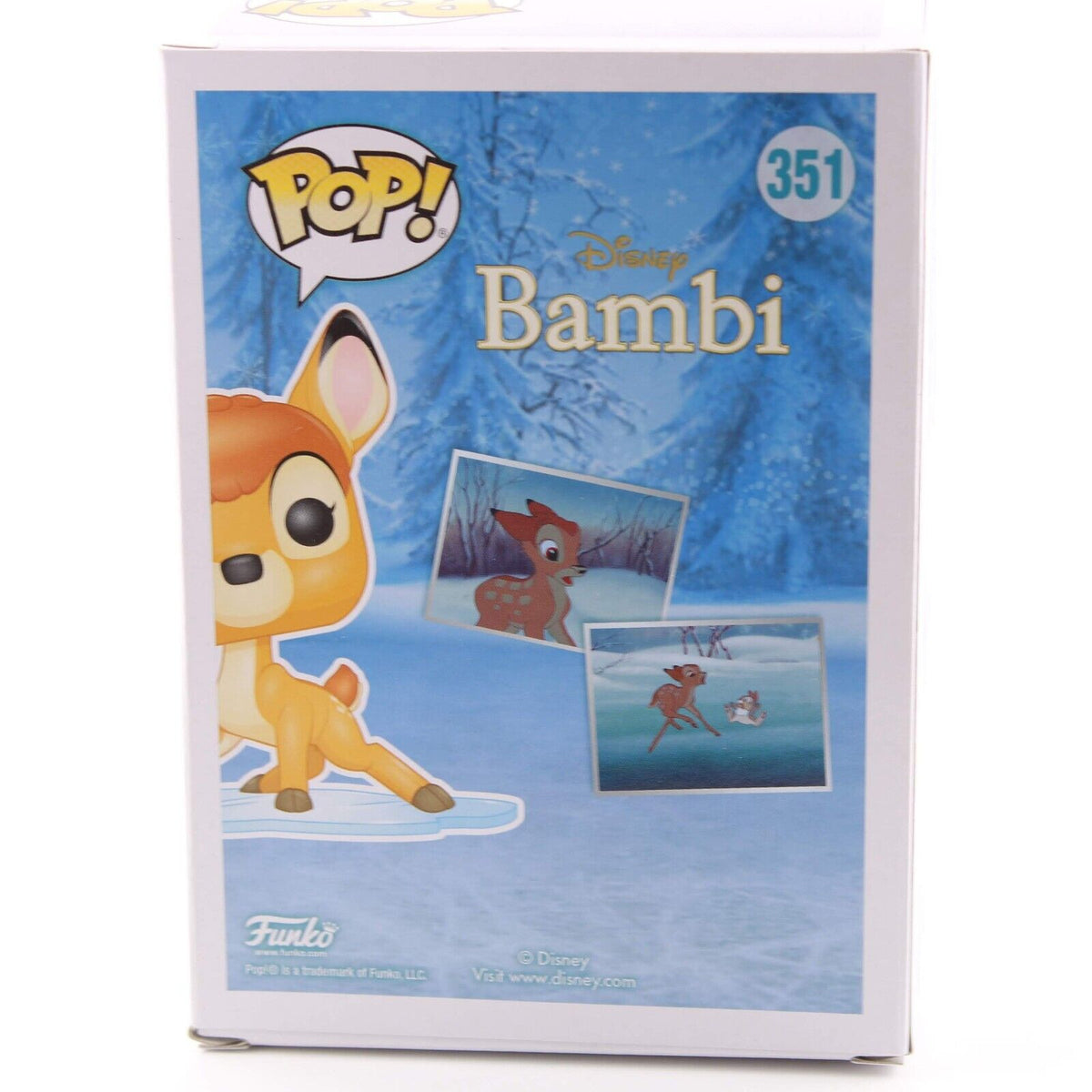 Funko Pop Disney - Bambi - Disney Exclusive - Vinyl Figure - #351 ...