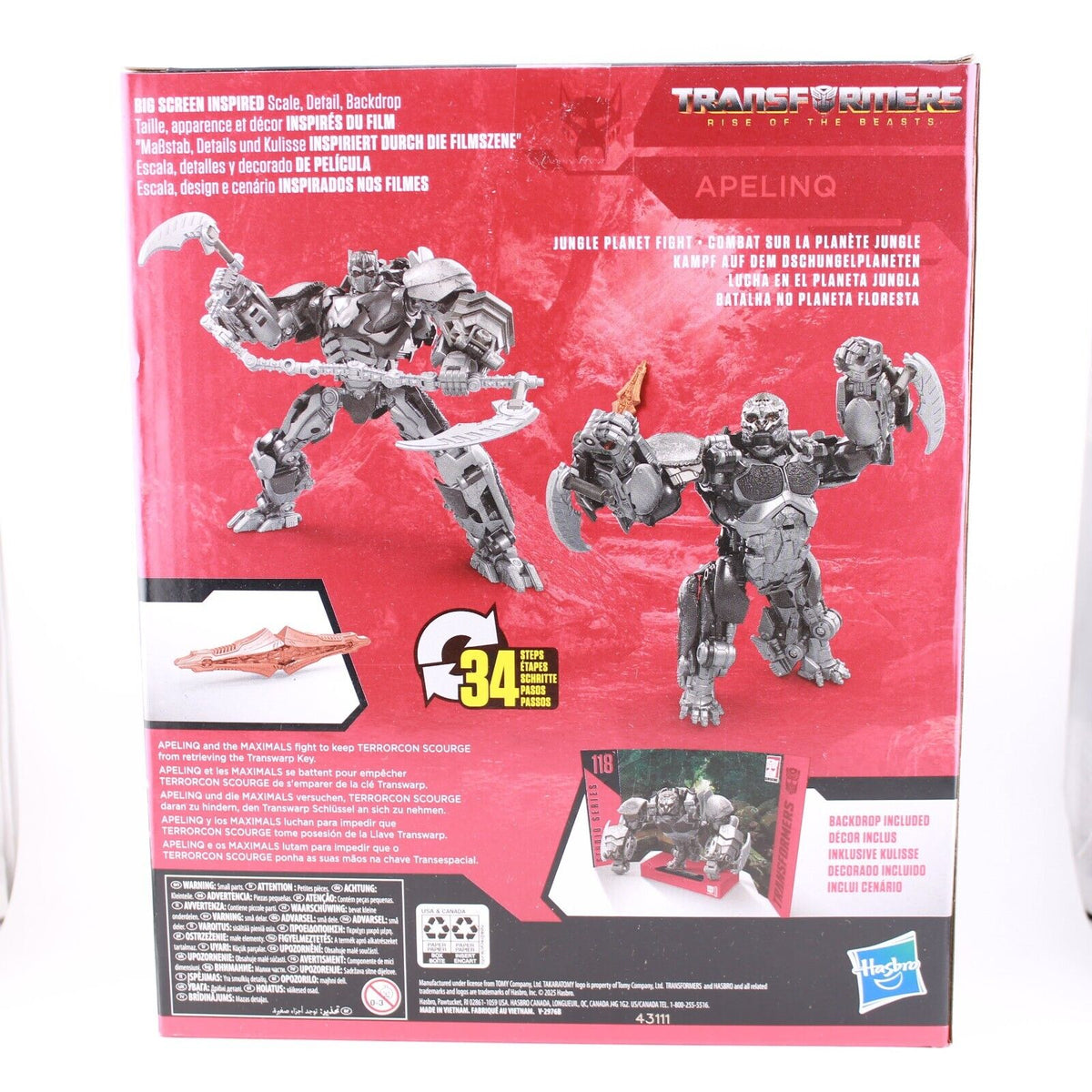 Transformers Rise of the Beasts Studio Series Voyager - SS 86 Apelinq ...