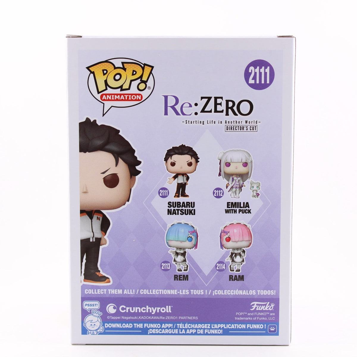 Funko Pop Re:Zero - Subaru Natsuki - Anime Vinyl Figure #2111 ...