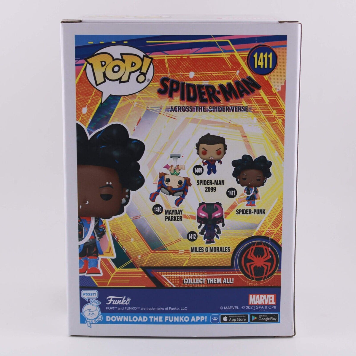 Funko Pop Spider-Man Across the Spider Verse - Spider-Punk Unmasked Fi ...