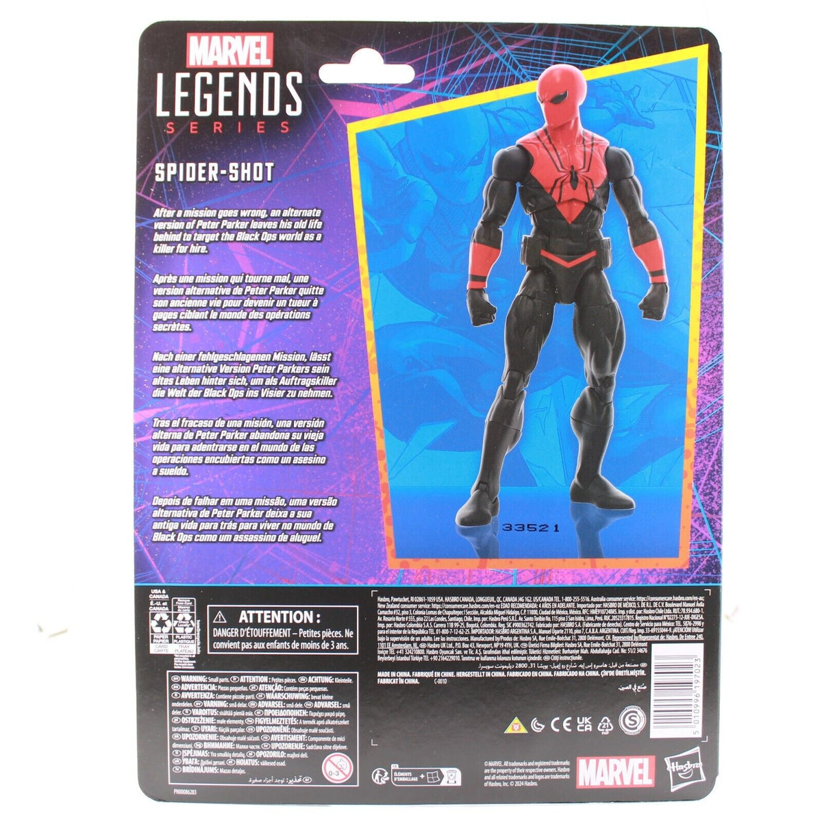 Marvel Legends Spider-Man Retro - Spider-Shot - Retro 6" Action Figure ...