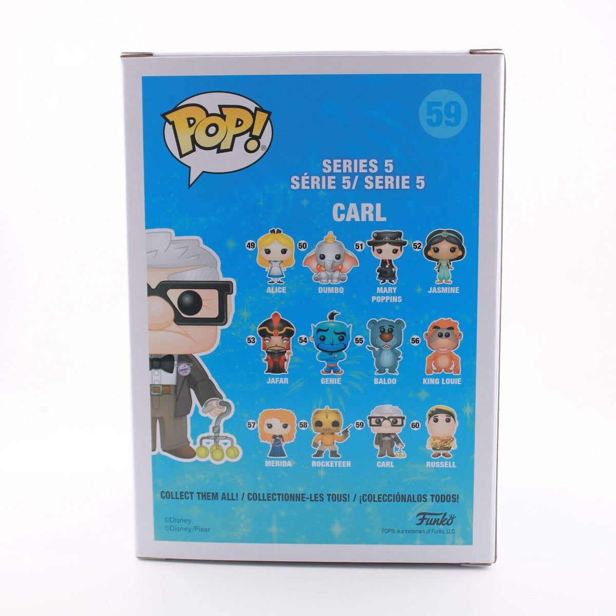 Funko Pop Movies Disney Up - Carl Vinyl Figure # 59 – Blueberry Cat