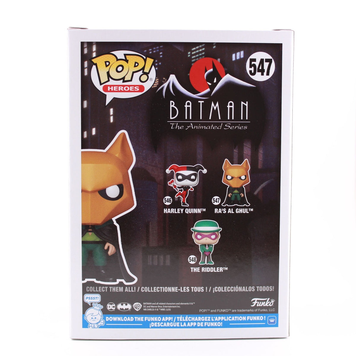 Funko Pop Batman: Animated Series - Ra's al Ghul - Vinyl Figure - #547 ...