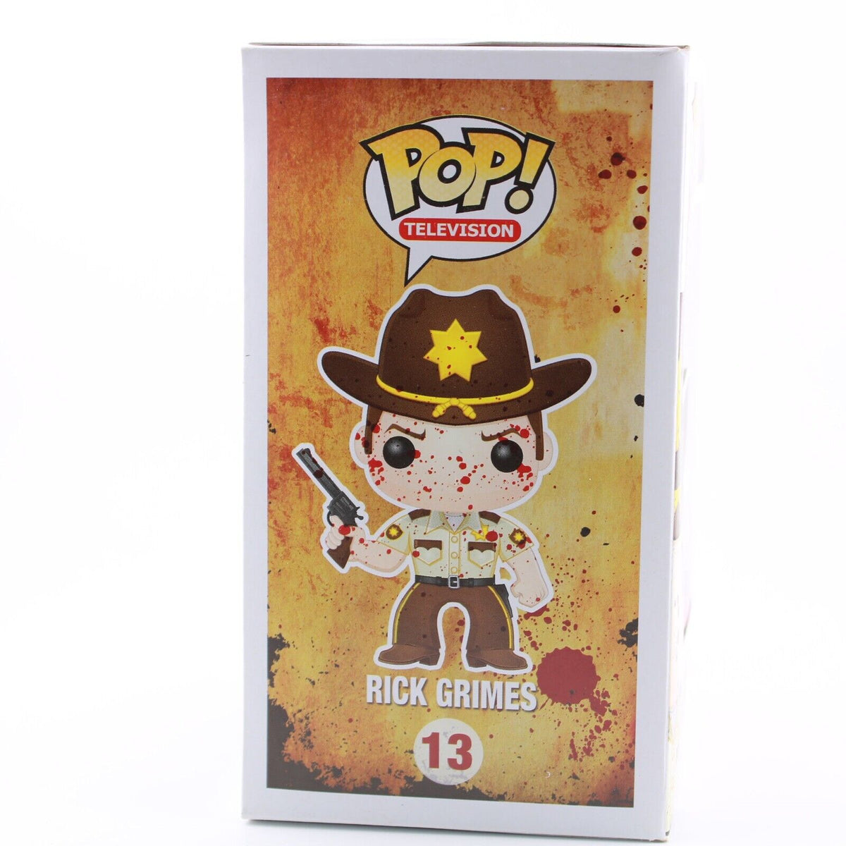 Funko Pop The Walking Dead Bloody Rick Grimes - Harrison's Comics Excl ...