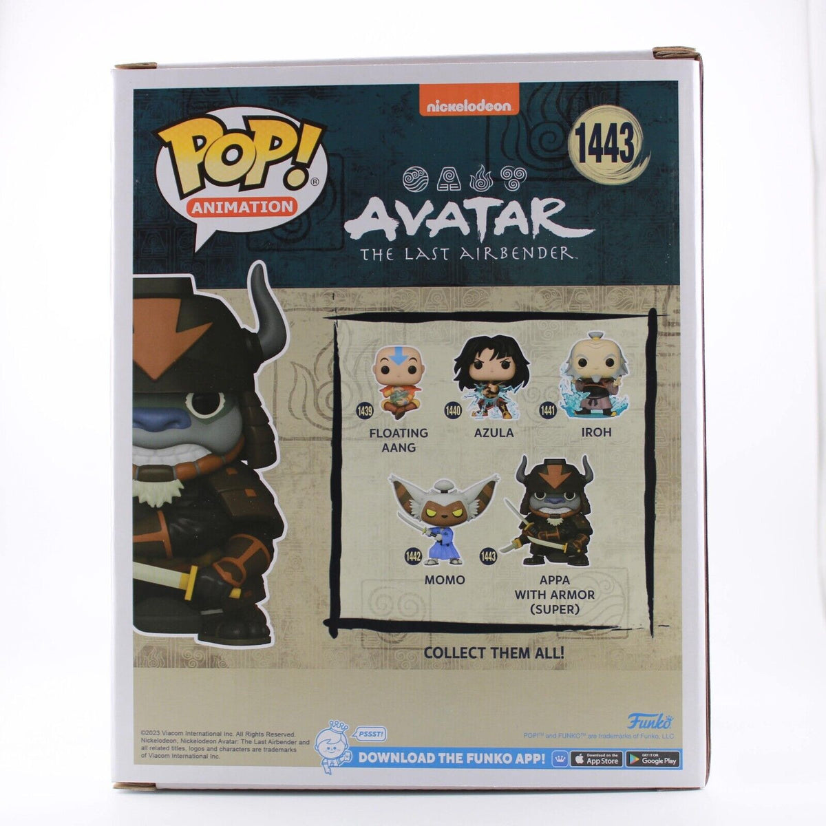 Funko Pop Animation Avatar: The Last Airbender - Appa with Armor 6" Su ...