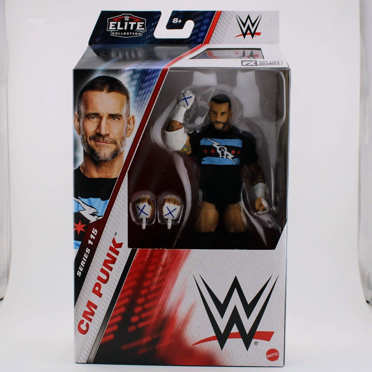 Mattel WWE ELITE - CM Punk- Series #115 - Wrestling Action Figure ...