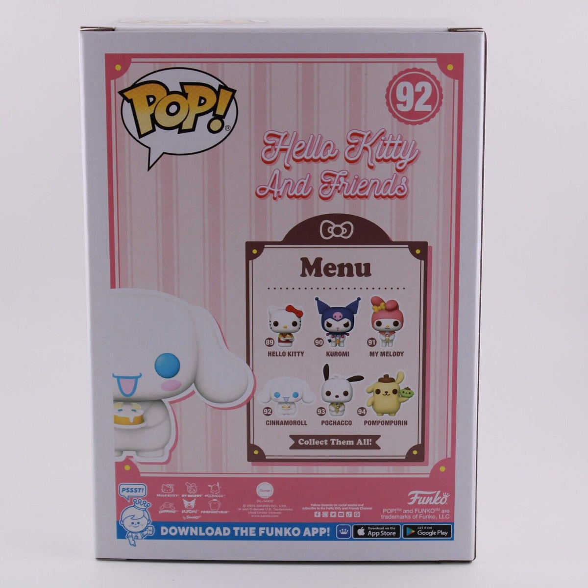 Funko Pop Hello Kitty and Friends - Cinnamoroll with Dessert Figure #9 ...