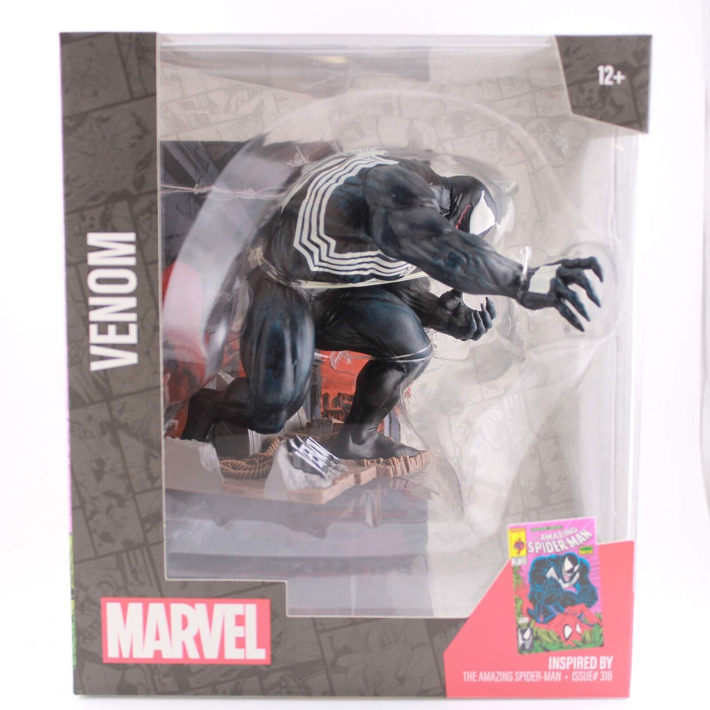 McFarlane Toys Marvel - Venom (Spider-Man Issue #316) - Statue + Scene ...
