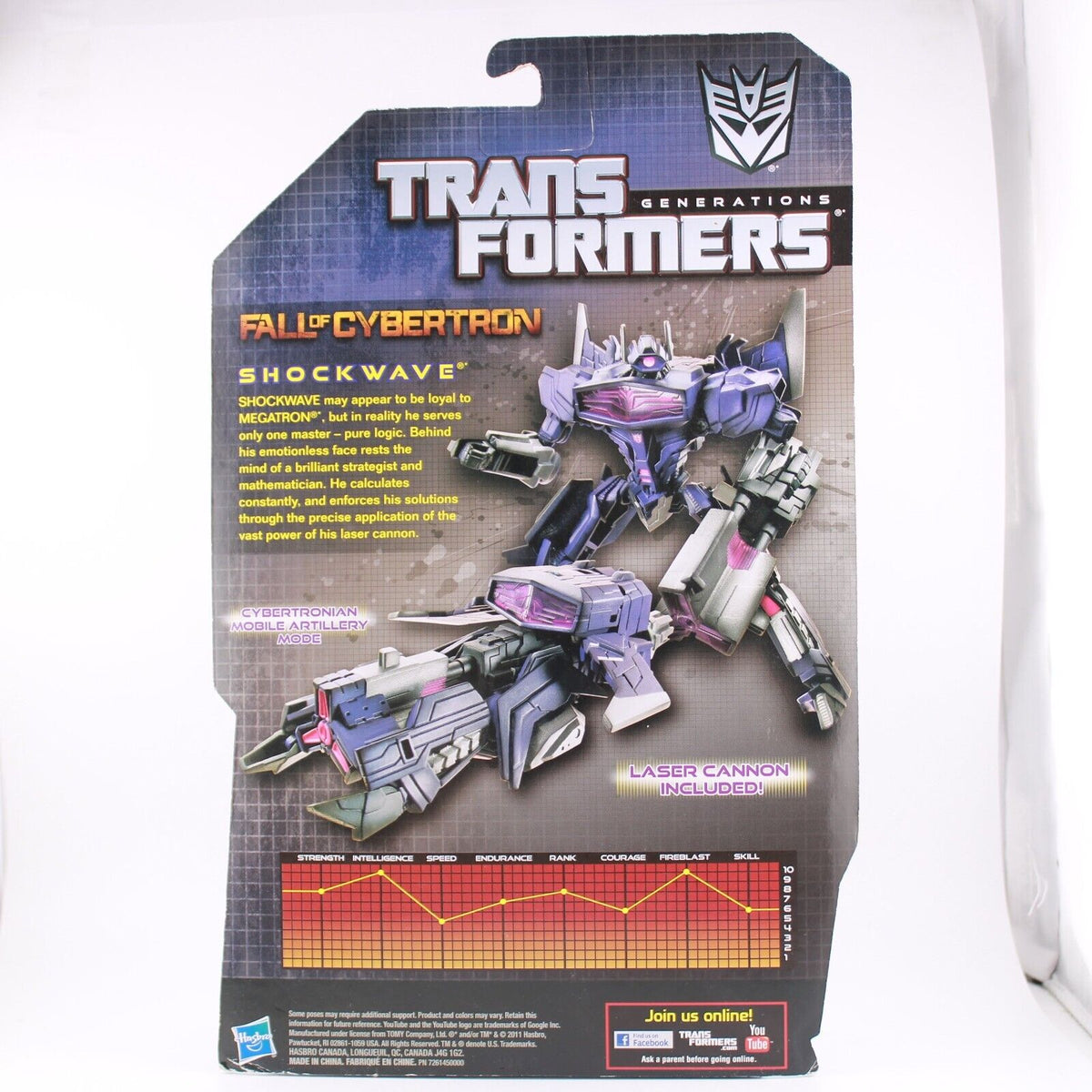 Transformers Generations Fall of Cybertron Shockwave - Deluxe Figure ...