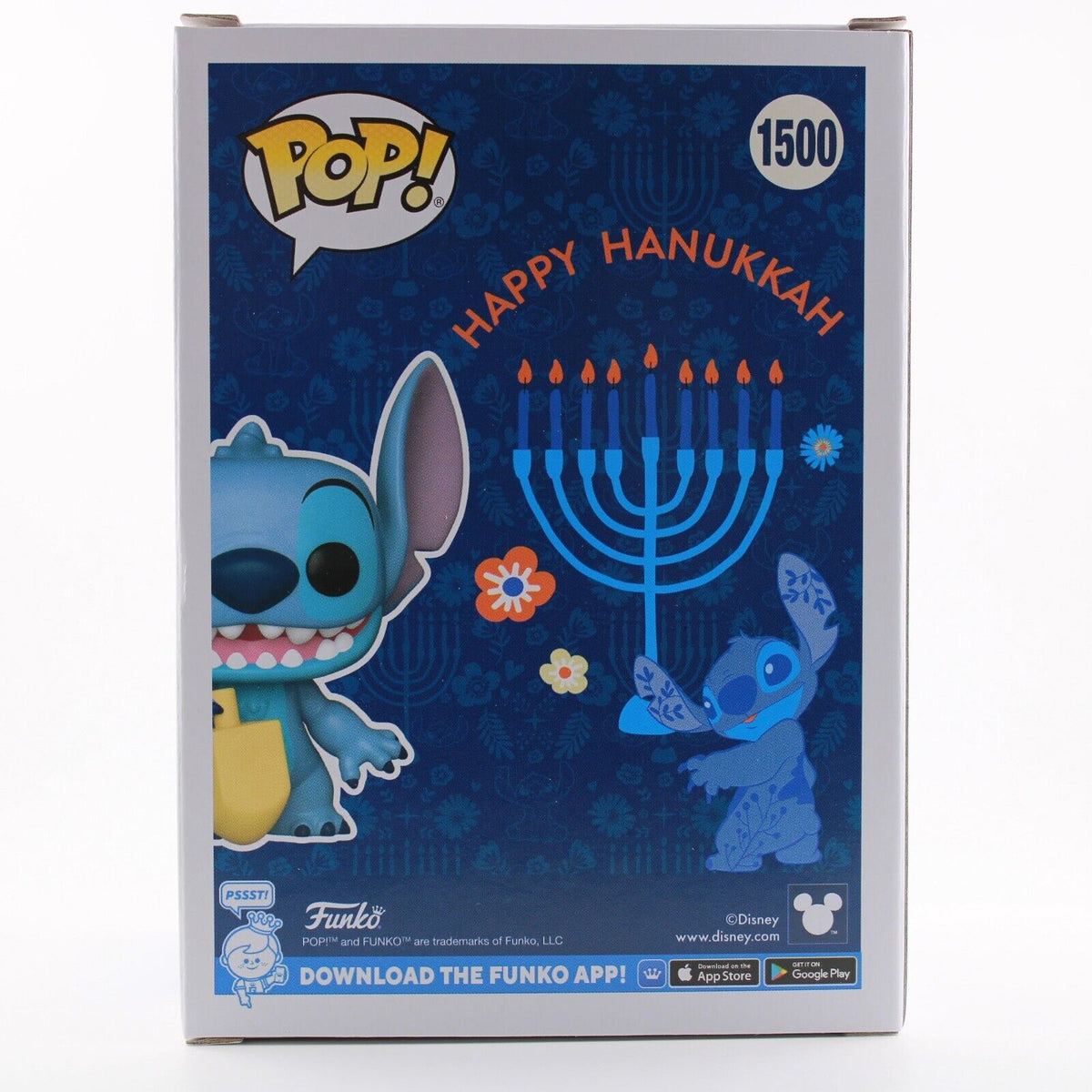 Funko Pop Disney - Stitch with Dreidel - Vinyl Figure - #1500 ...