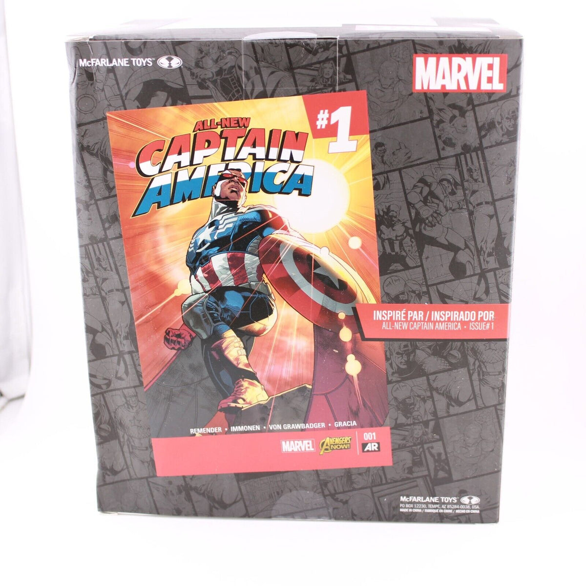 McFarlane Toys Marvel - Captain America - Issue #1 - Posed 1:10 Figure ...