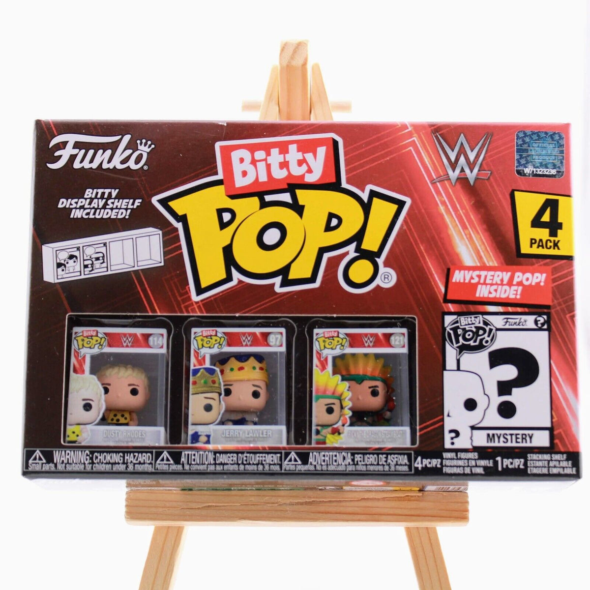 Funko Bitty Pop WWE Wrestling Figure - Complete Set of 4 with 4 Myster ...