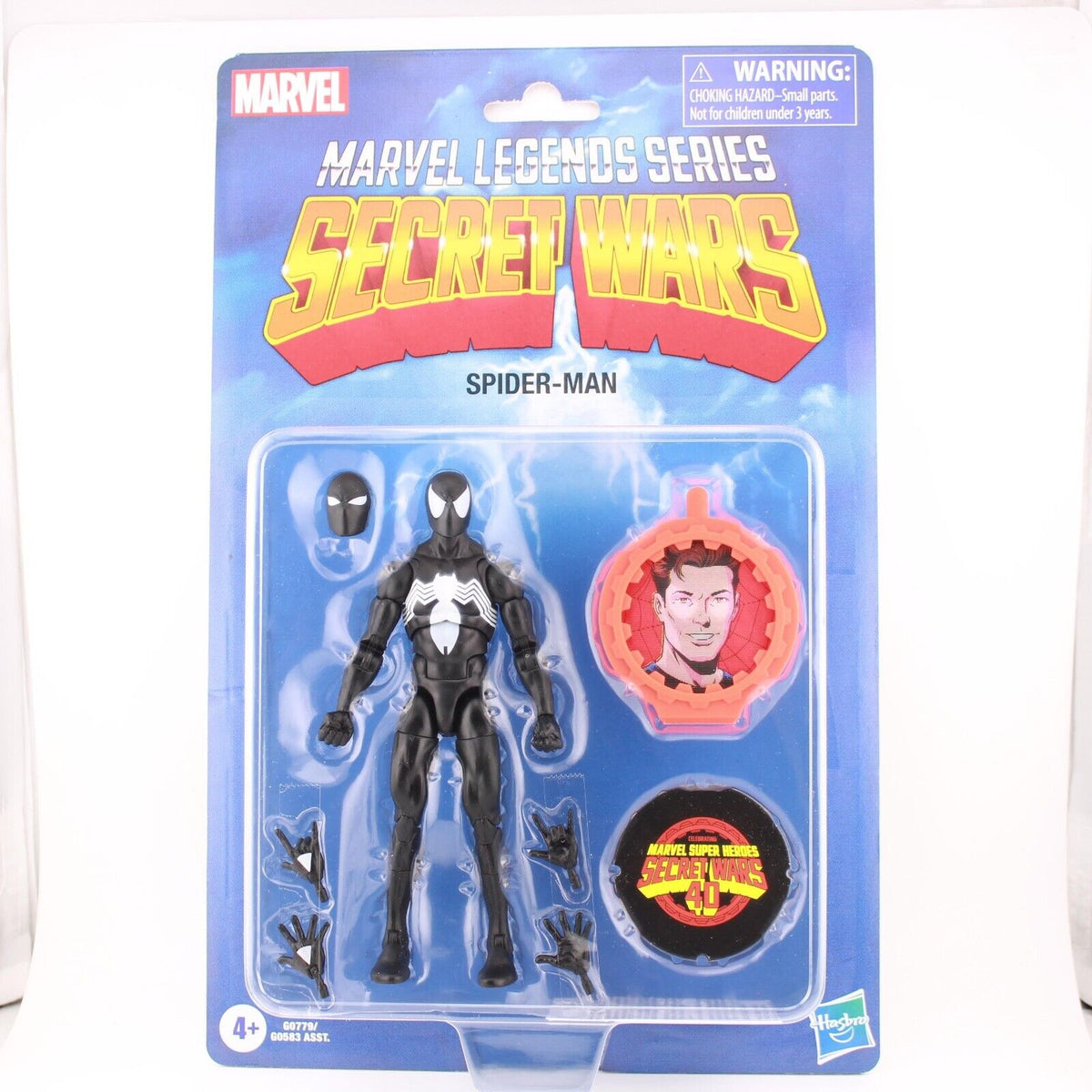 Hasbro Marvel Legends: Secret Wars - Spiderman (Symbiote Black Suit ...