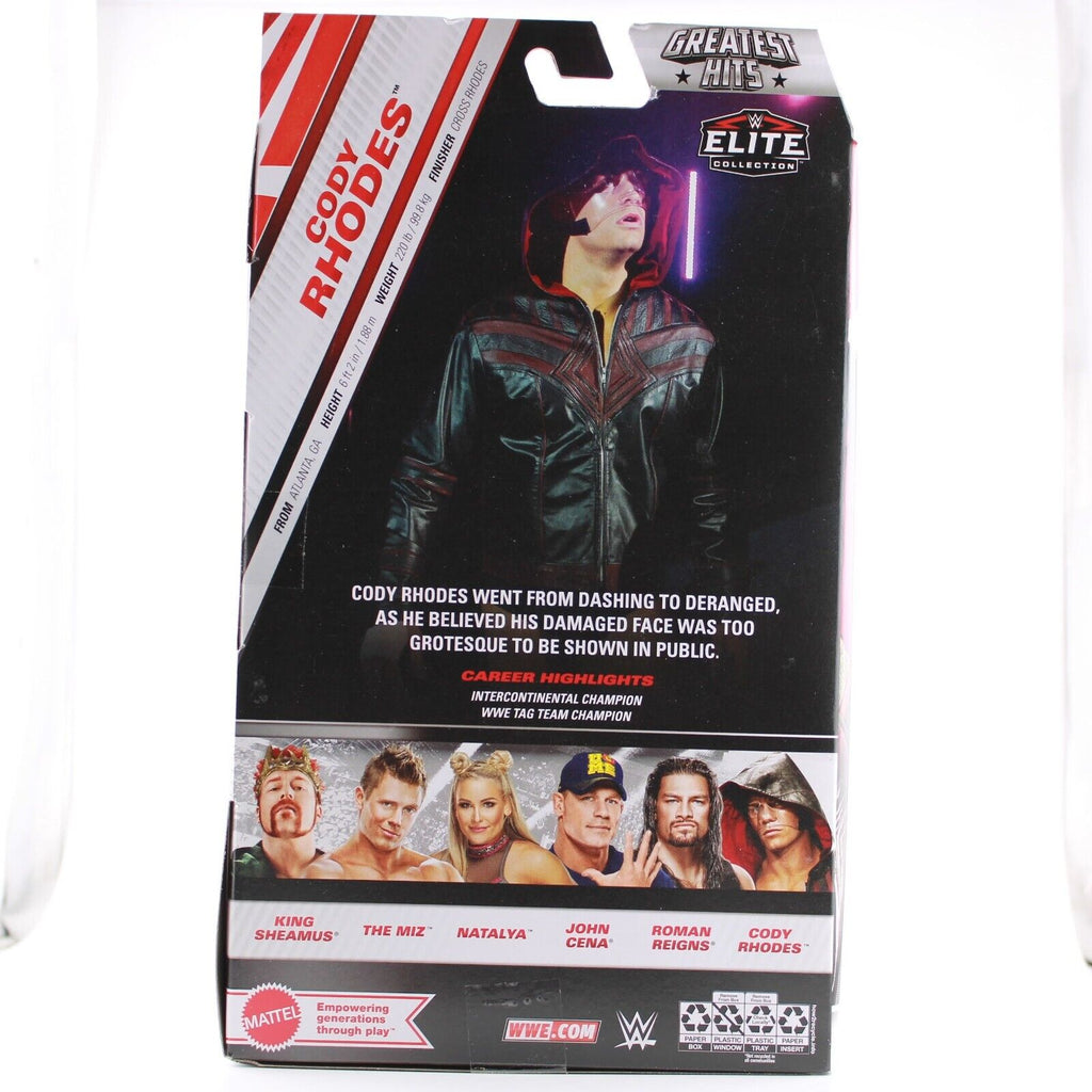Mattel WWE Elite - Cody Rhodes (Face Mask) - Greatest Hits 2025 - 6" F ...
