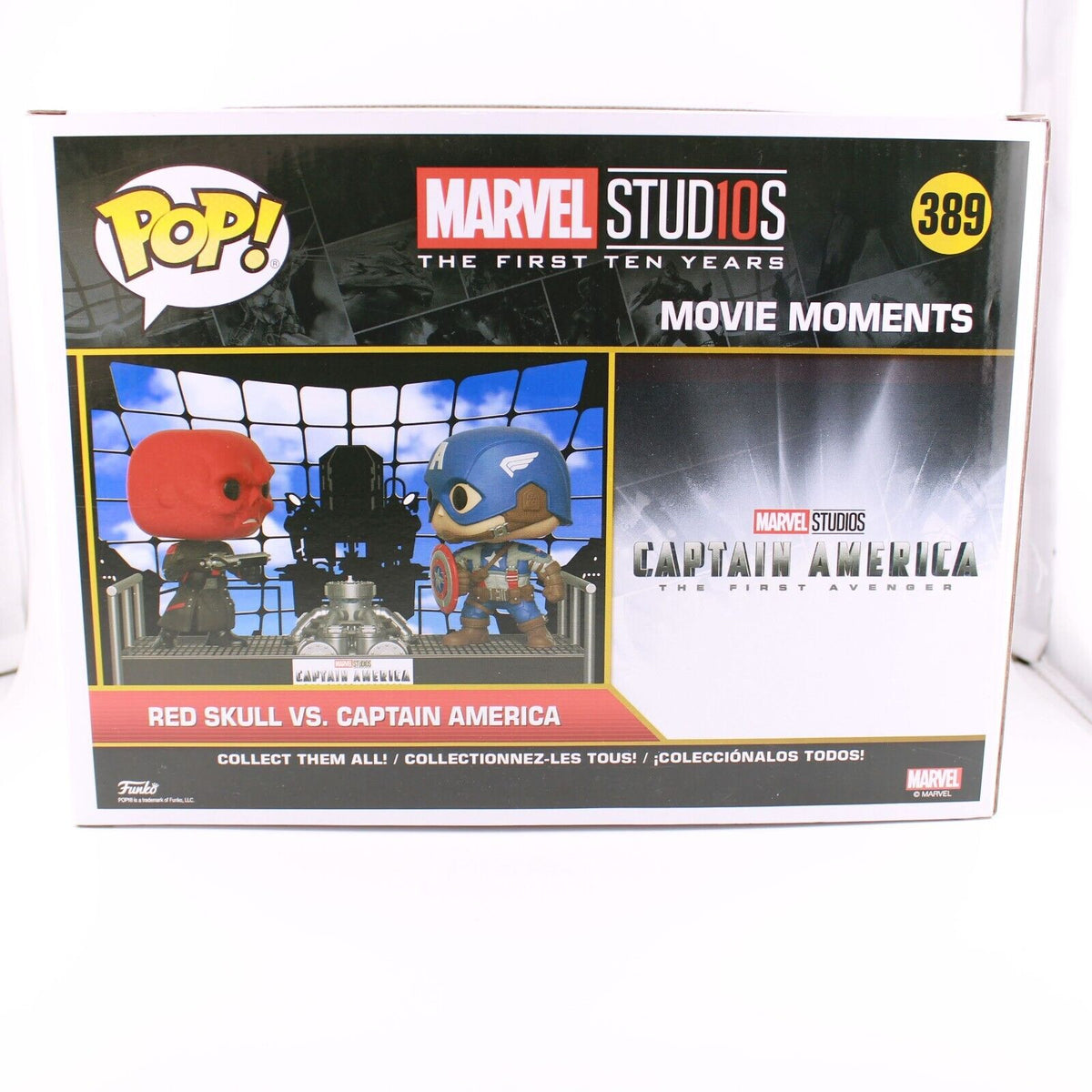 Funko Pop Marvel Studios - Red Skull vs. Captain America - Movie Momen ...