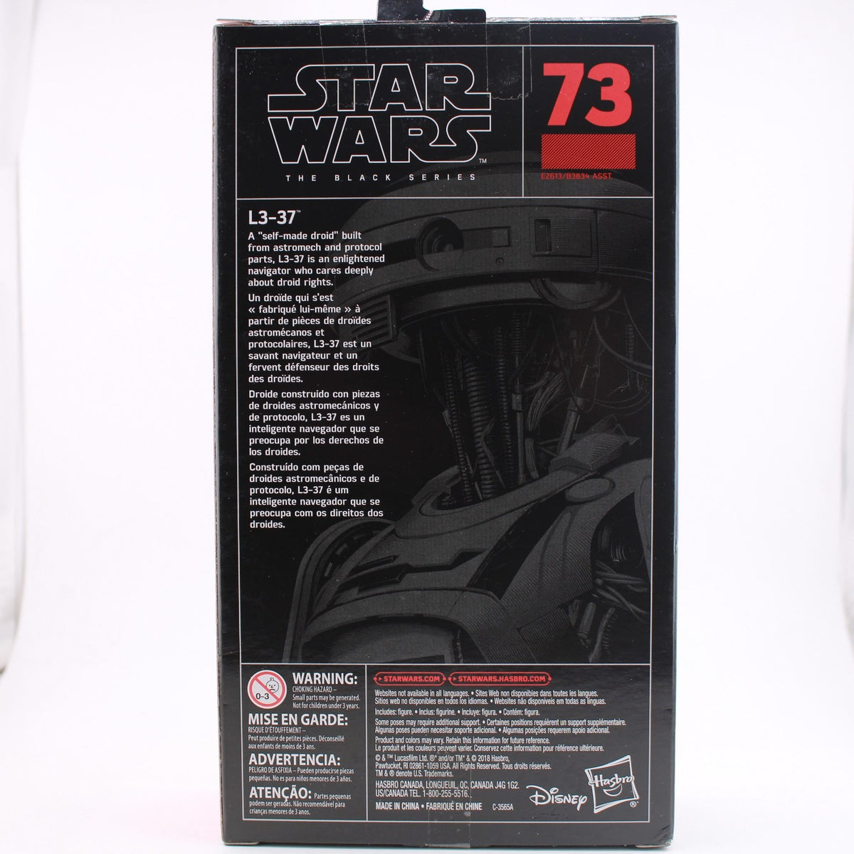 Star Wars The Black Series - L3-37 - 6 inch Action Figure – Blueberry Cat