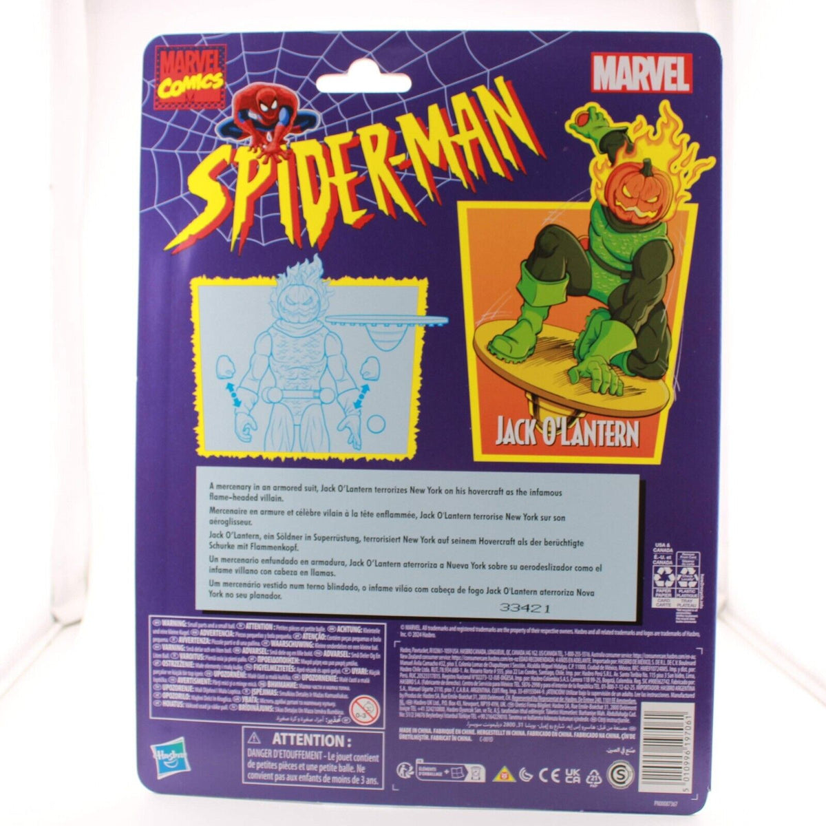 Marvel Legends Spider-Man Retro - Jack O' Lantern - Retro 6" Action Fi ...