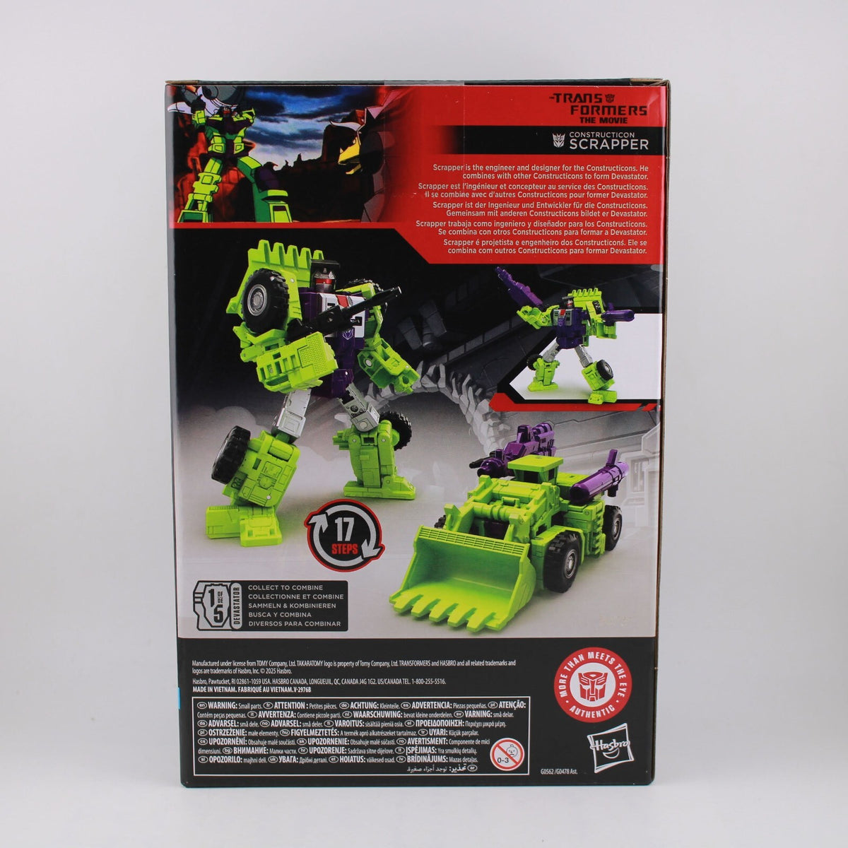 Transformers Studio Series 86 - Scrapper - Voyager Class Figure ...