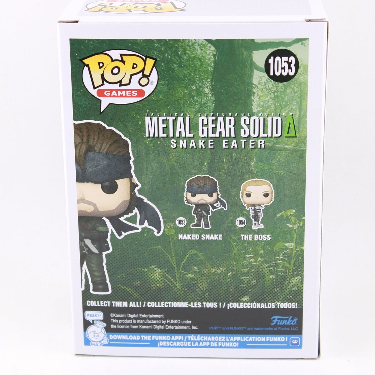 Funko Pop Metal Gear Solid - Naked Snake - Vinyl Figure - #1053 ...