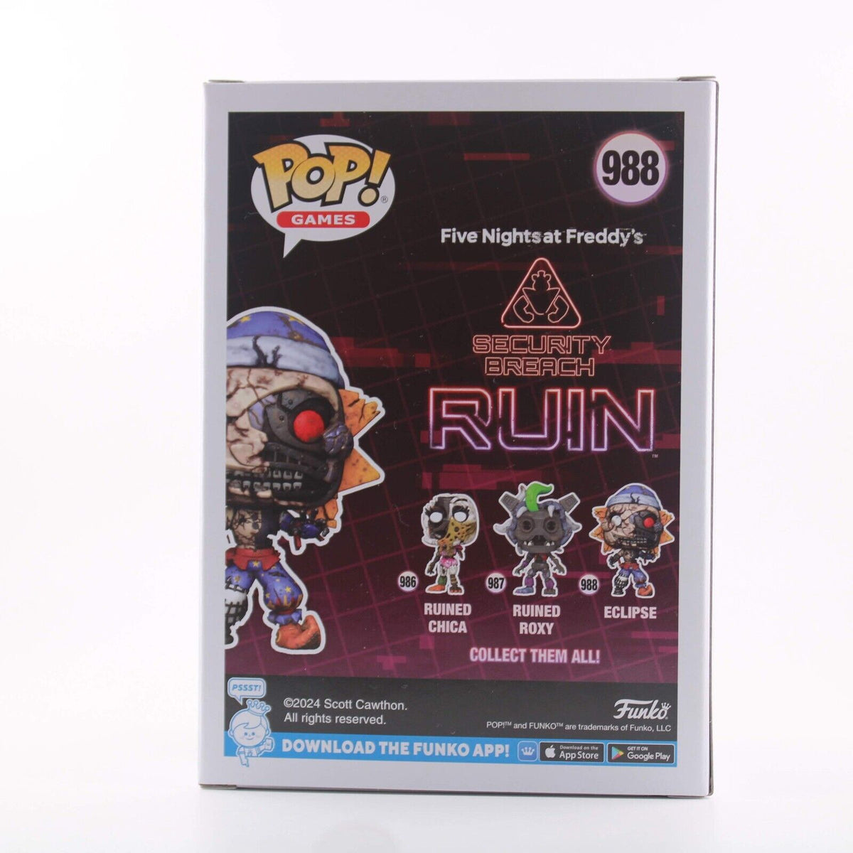 Funko Pop Five Nights at Freddy's - Eclipse - FNAF Vinyl Figure - #988 ...