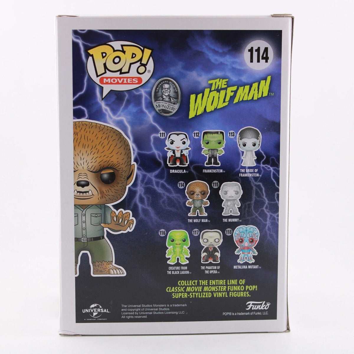 Funko Pop Universal Monsters - The Wolfman Toy Tokyo Limited Edition ...