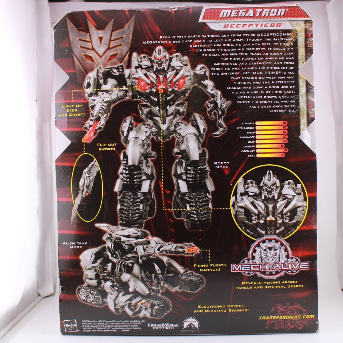 Transformers Revenge of The Fallen Megatron - Leader Class Figure ...