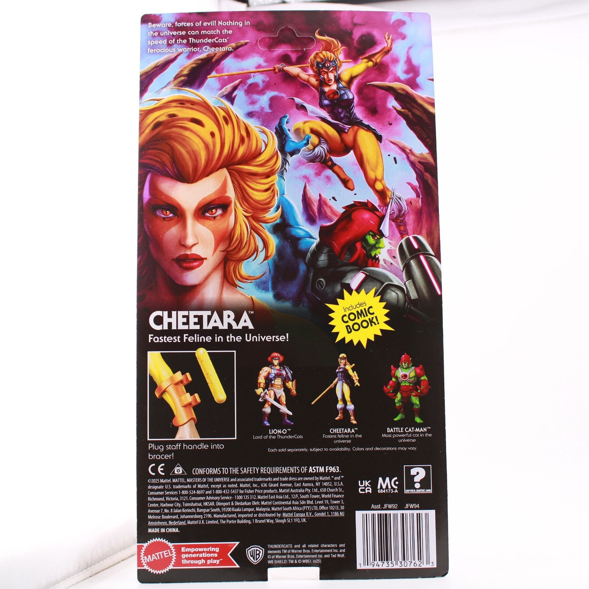 Mattel Masters Of The Universe x Thundercats - Cheetara - Action Figur ...