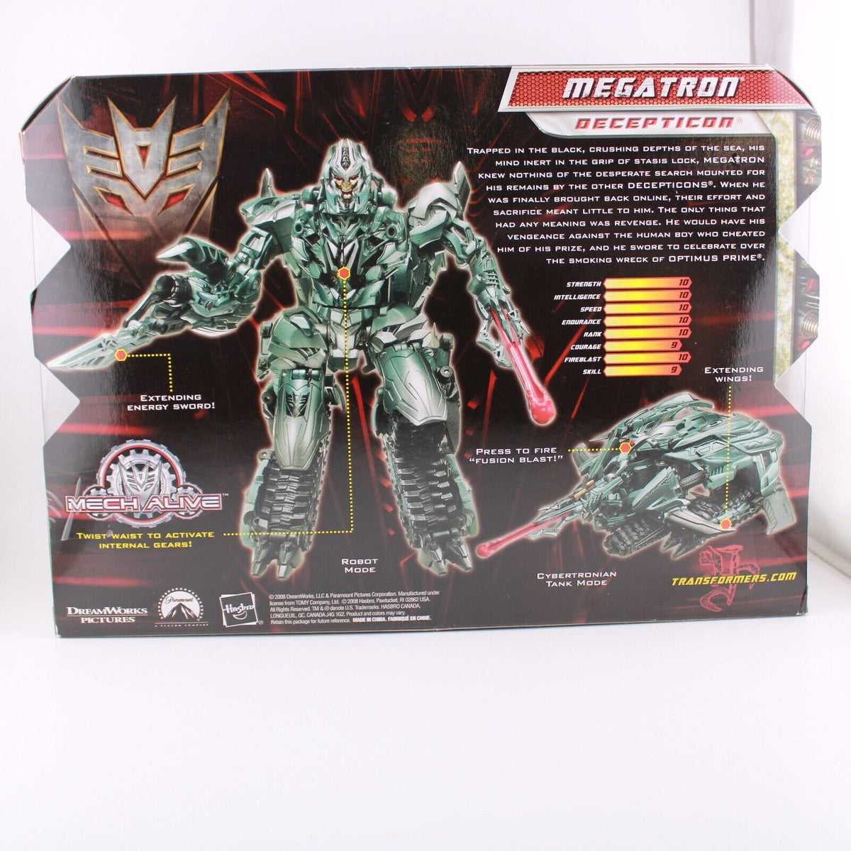 Transformers Revenge of The Fallen Megatron - Voyager Figure ...
