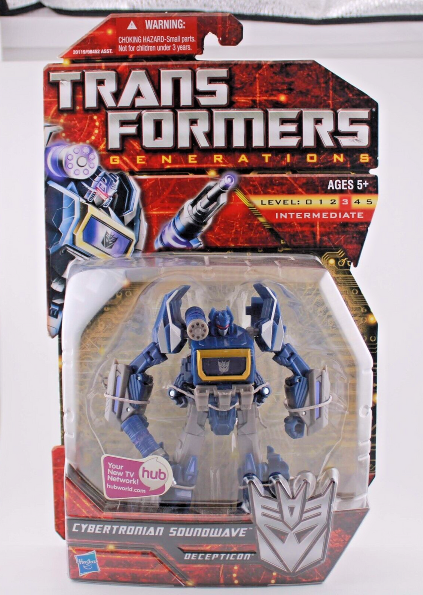 Transformers Generations - Cybertronian Soundwave - Deluxe Class - Fig ...