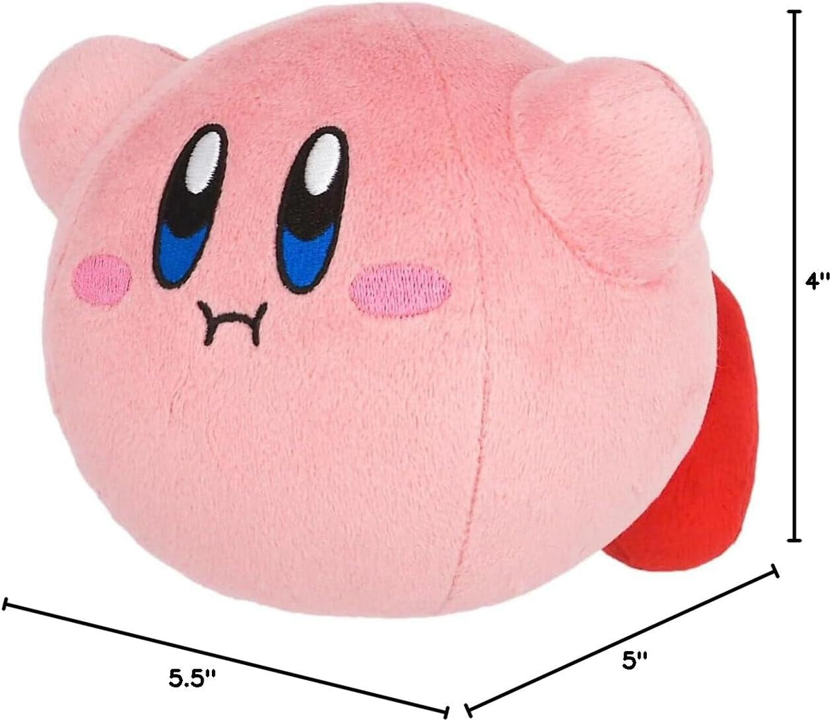 Nintendo Basic Floating / Flying Kirby 6" Plush – Blueberry Cat