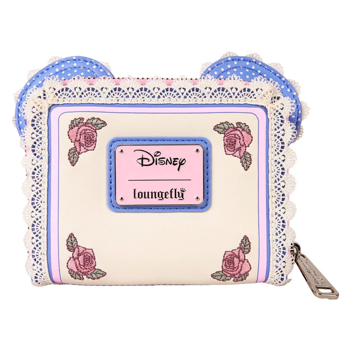 Loungefly Minnie Mouse Floral and Lace Ears Zip-Around Wallet ...