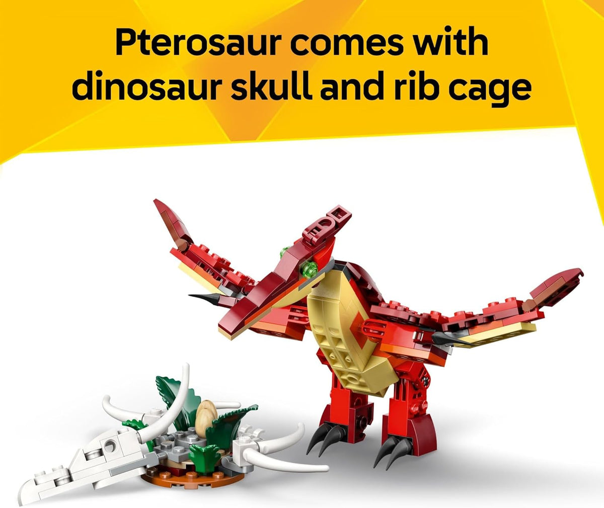 LEGO Creator 3 in 1 Fierce Dinosaur - Building Toy for Boys & Girls, A ...