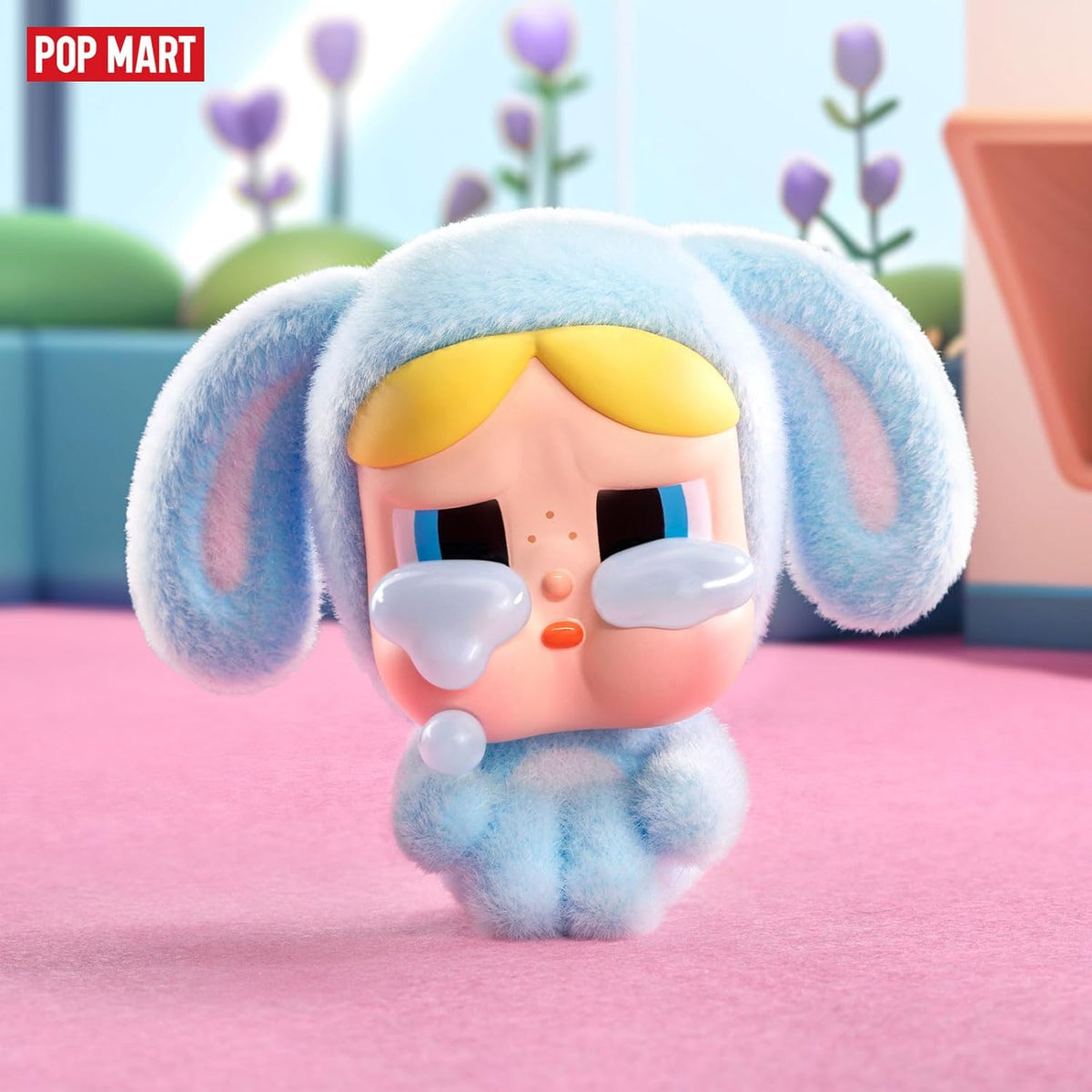 Pop Mart Crybaby Powerpuff Girls Series Figurines Blind Box – Blueberry Cat
