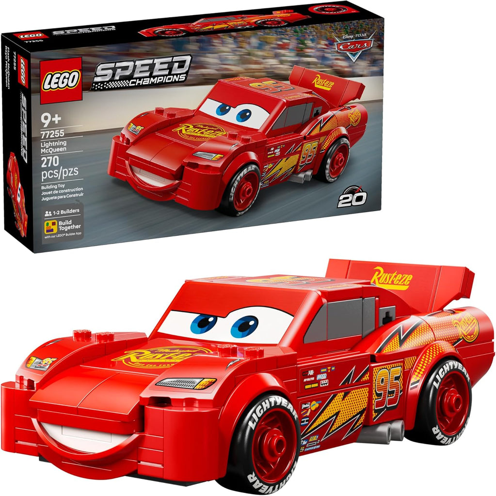 LEGO Disney Pixar Speed Champions Lightning McQueen Building Toy - Pre ...