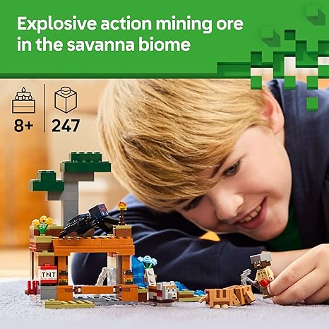 LEGO Minecraft The Armadillo Mine Expedition Toy Figures and Playset ...