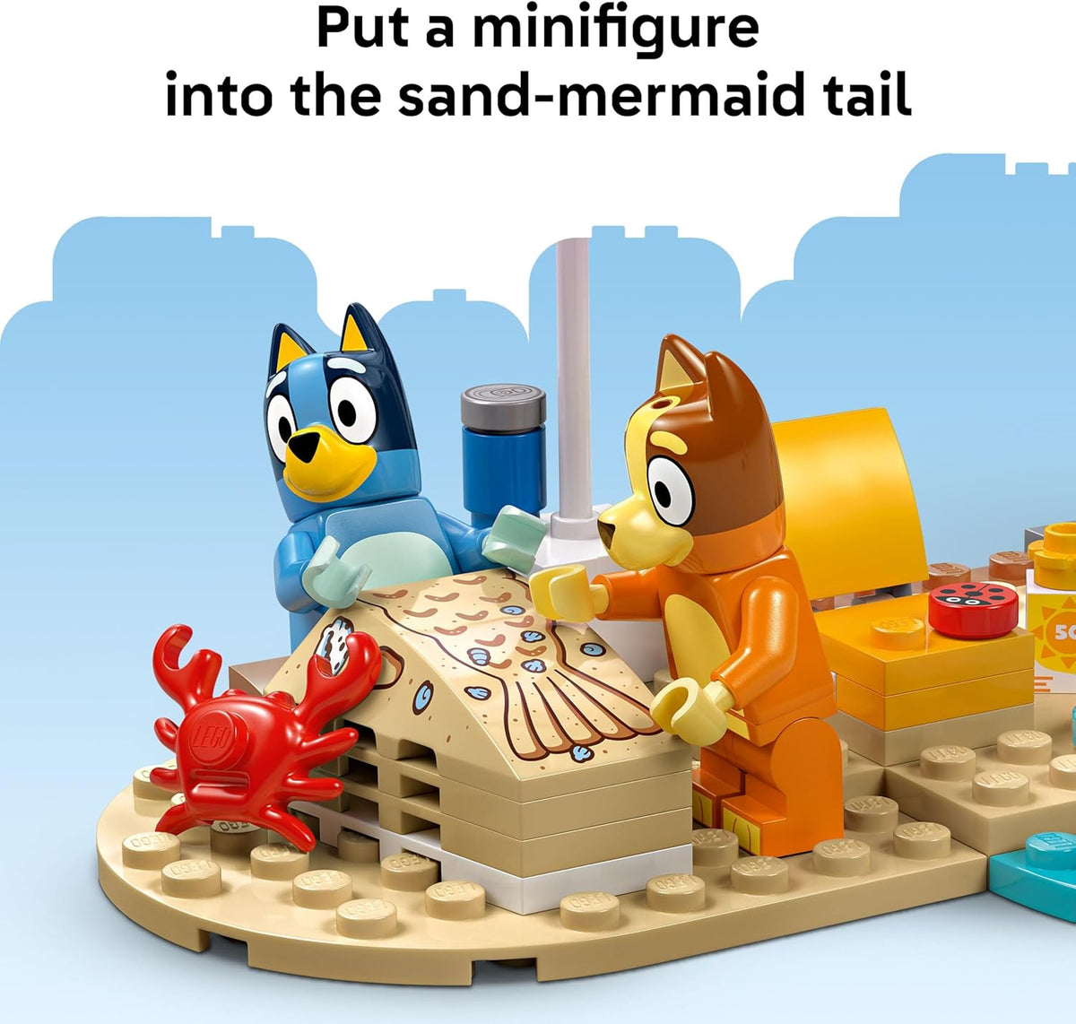LEGO Bluey: Bluey’s Beach & Family Car Trip - Toddler Learning Toy for ...