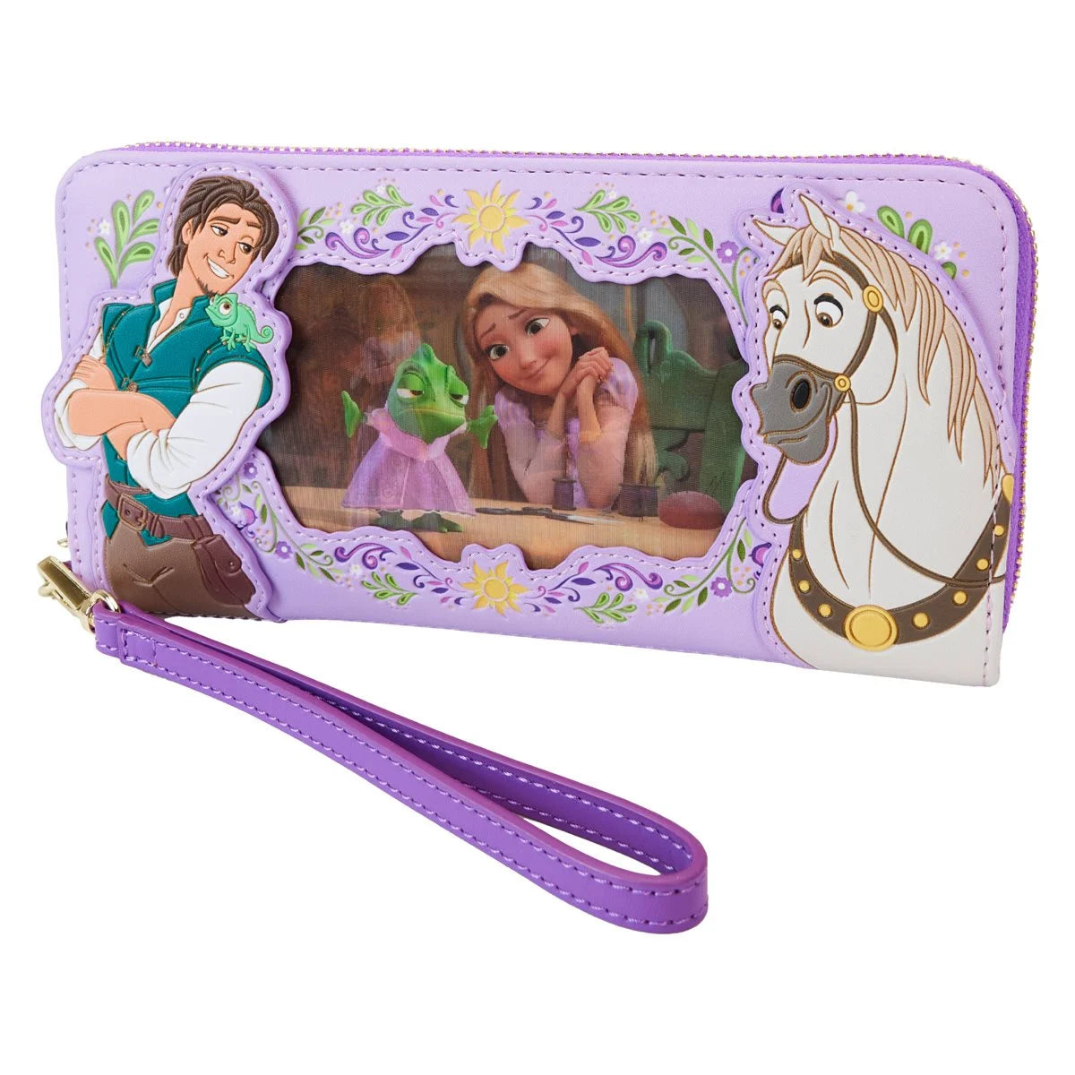 Loungefly Tangled Princess Rapunzel Lenticular Wristlet Wallet ...