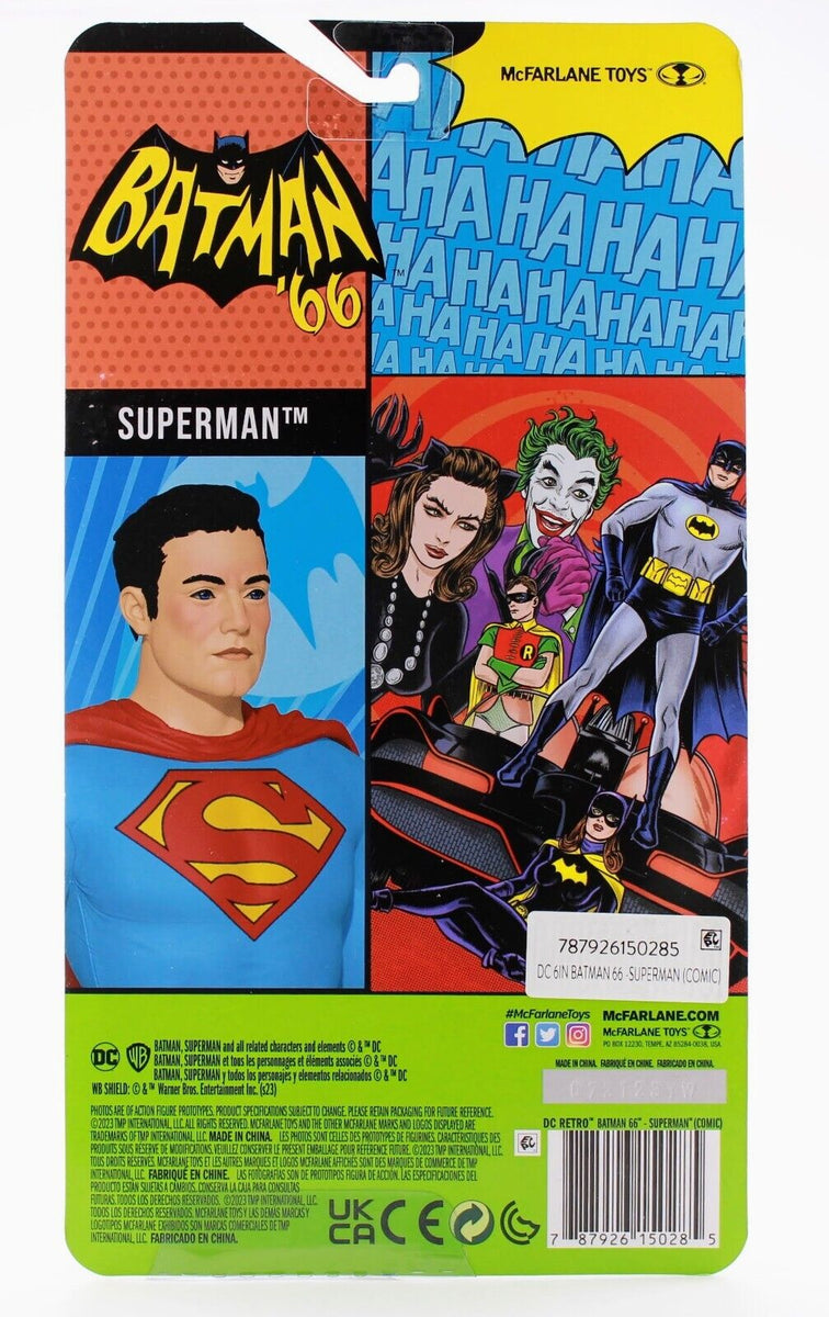 Mcfarlane Toys Batman 66' ( Comic )- Superman w/ Kryptonite Retro Pack ...