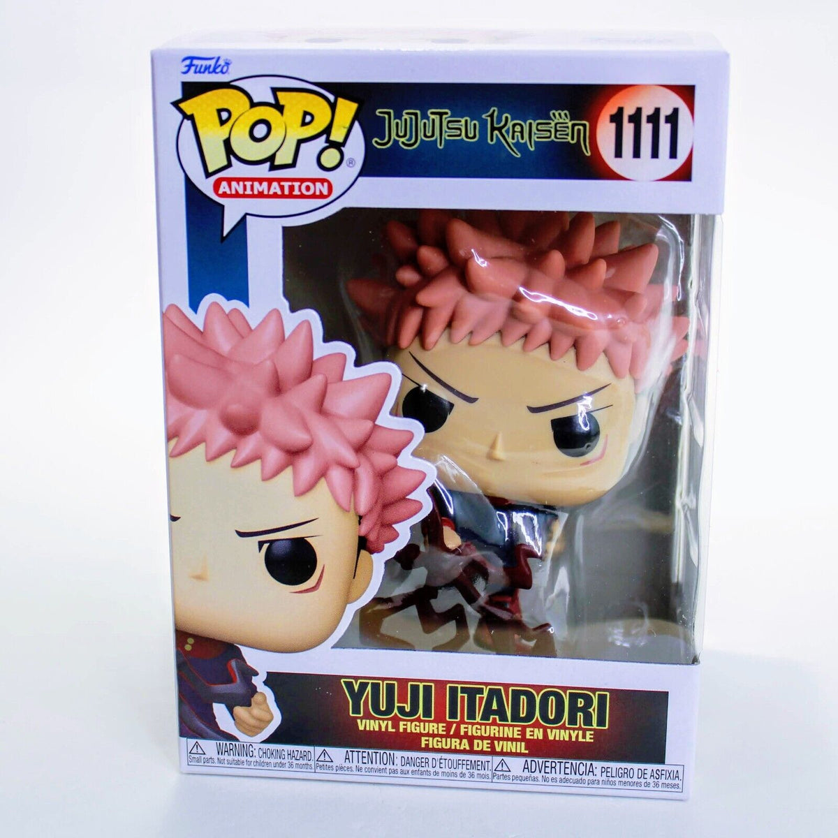 Funko Pop Anime Jujutsu Kaisen -Yuji Itadori - Vinyl Figure # 1111 Bla ...